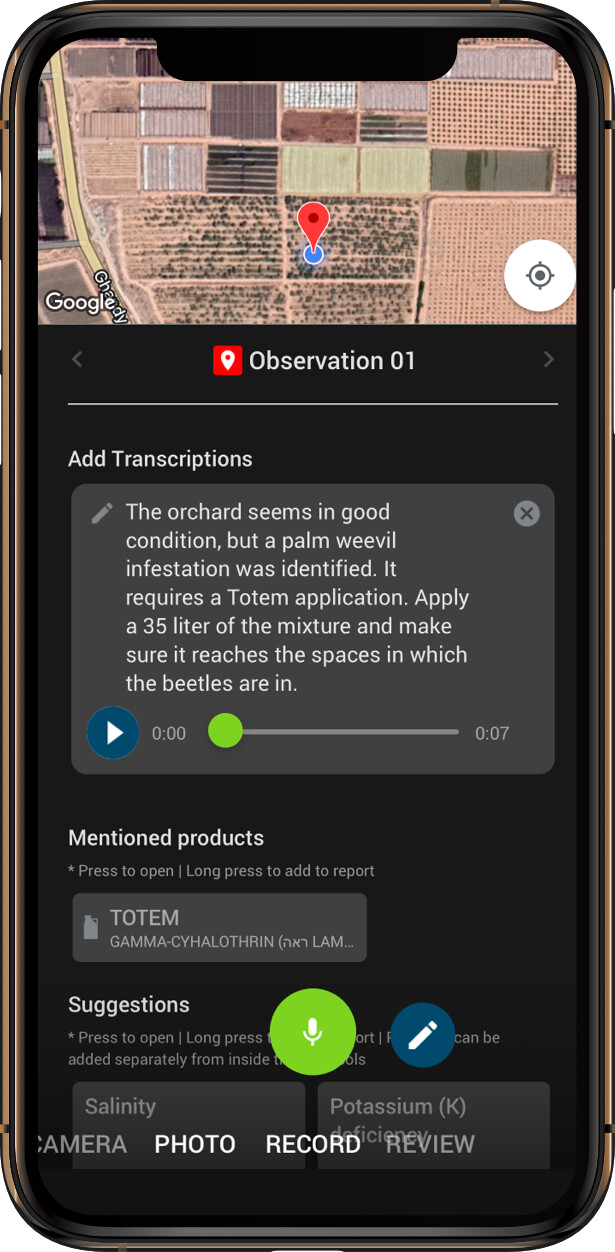 Crop scouting app with the aid of artificial intelligence | Agrio